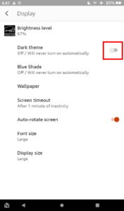 How to Use Dark Theme on Fire Tablets with Fire OS 8? - Guides for Fire ...